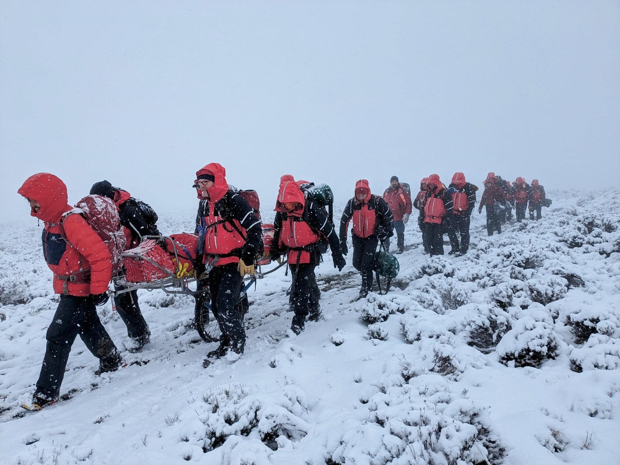 NEWS | Emergency services and volunteers help to rescue a casualty in ...
