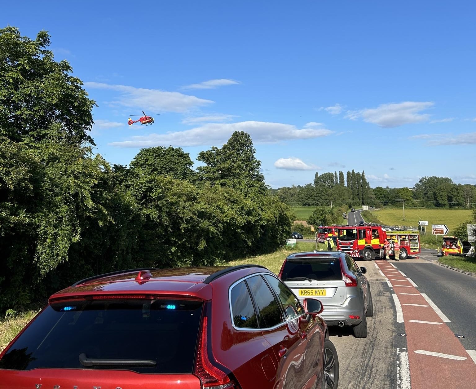NEWS | A4103 Hereford to Worcester Road closed in both directions with ...
