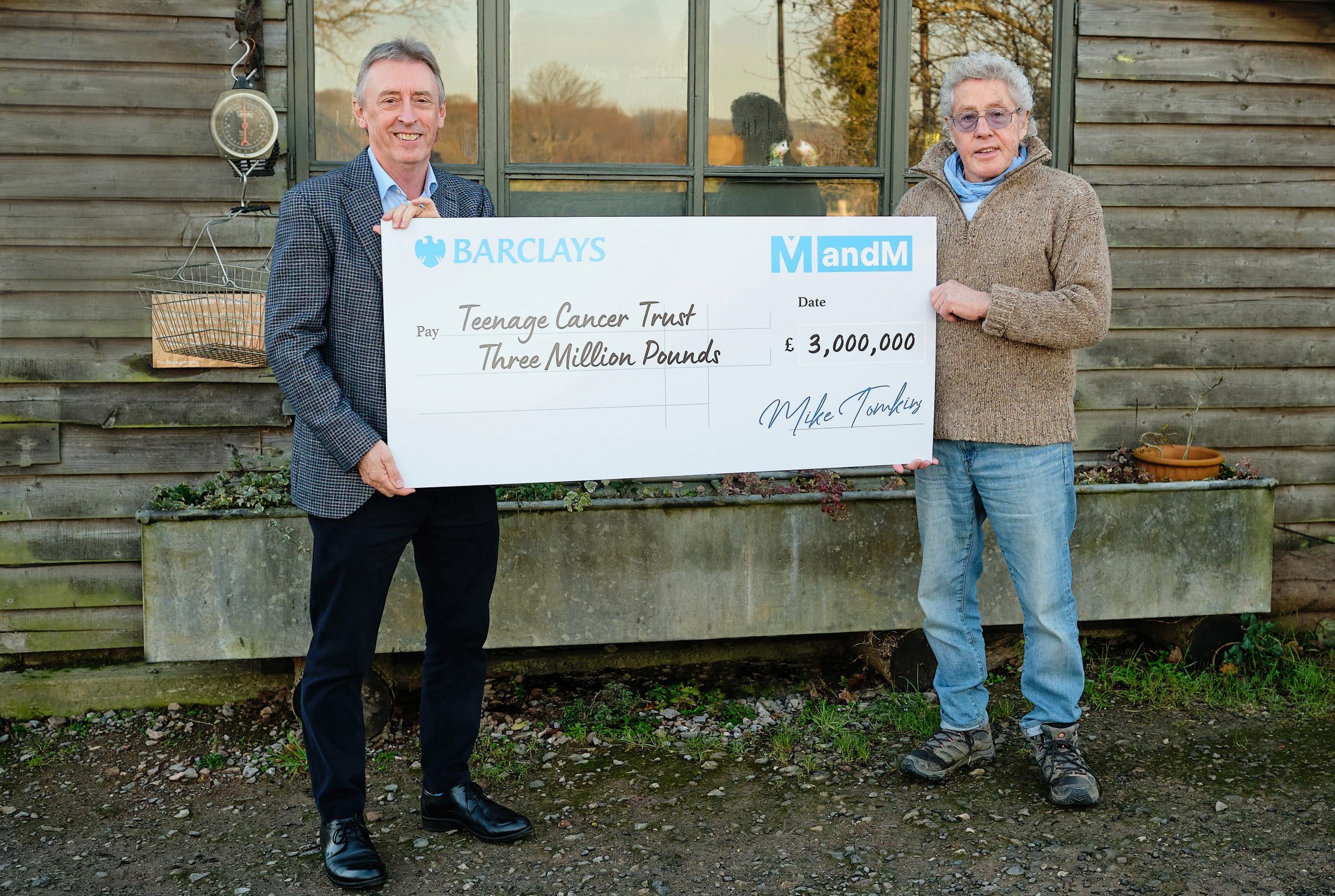 NEWS | MandM Raises £3M for Teenage Cancer Trust - Herefordshire’s ...