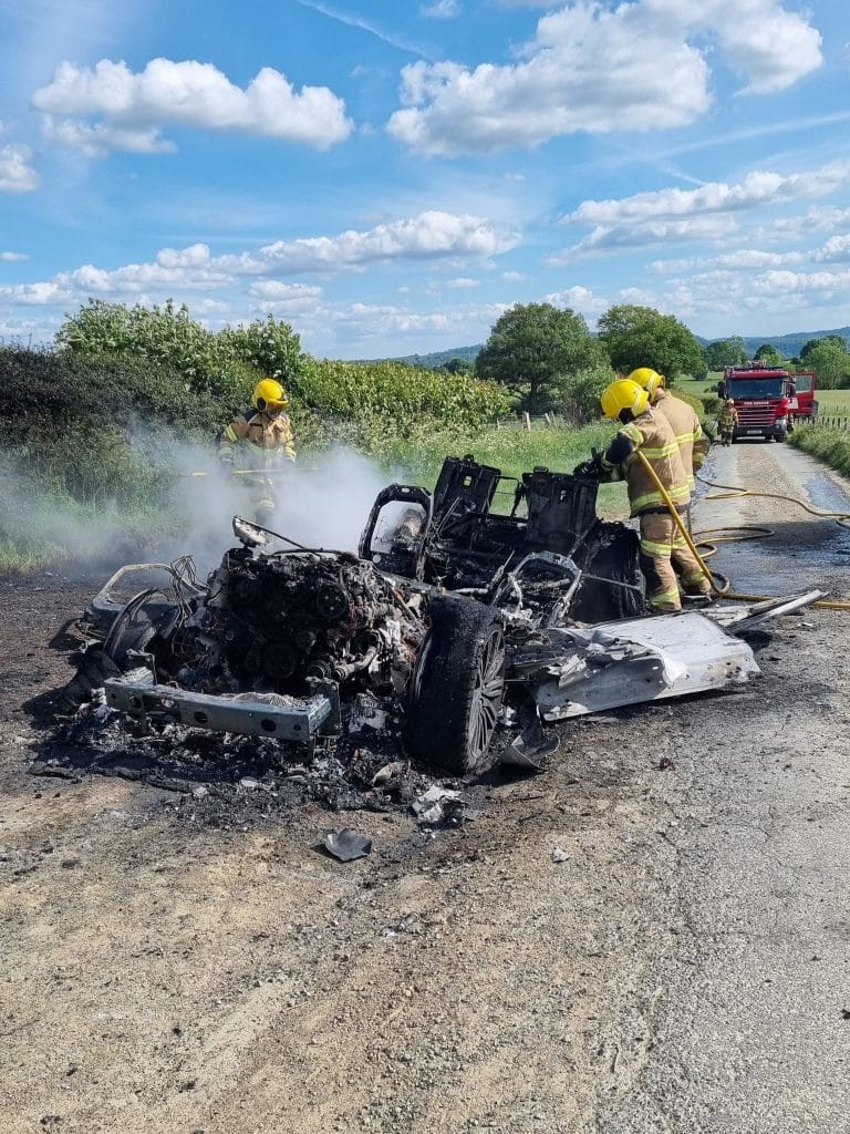 NEWS | Fire crews called to an incident where a Land Rover Discovery ...