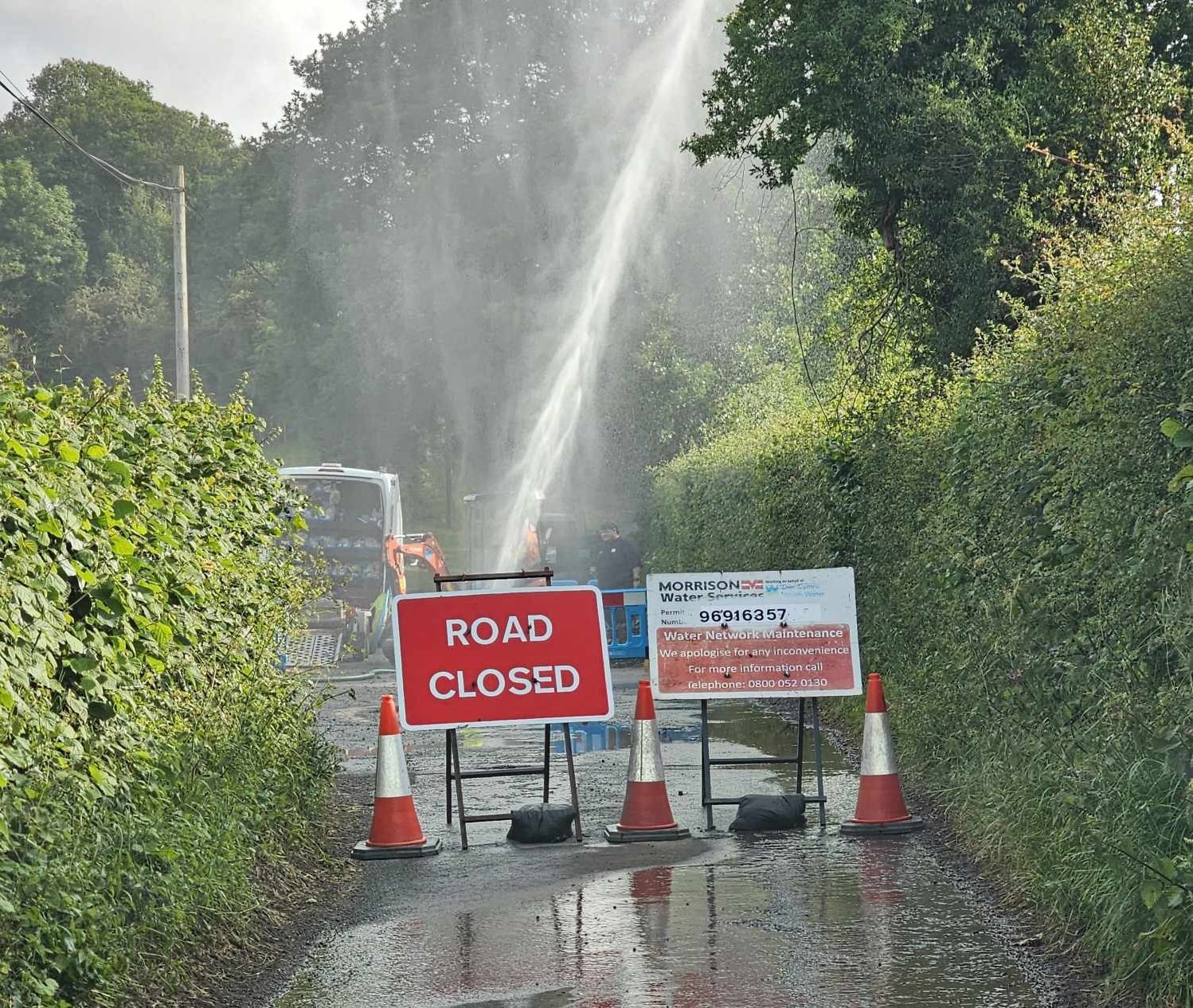 NEWS | A road in Herefordshire is closed this evening due to a water ...