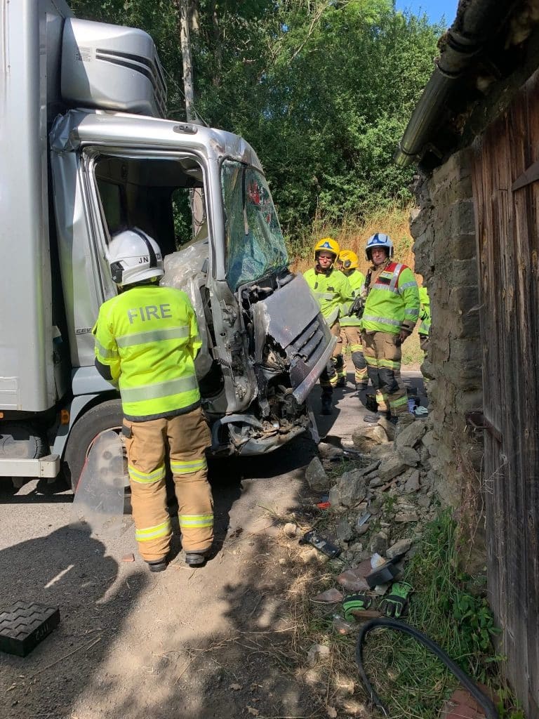 NEWS | Emergency services called to a serious collision where a lorry ...