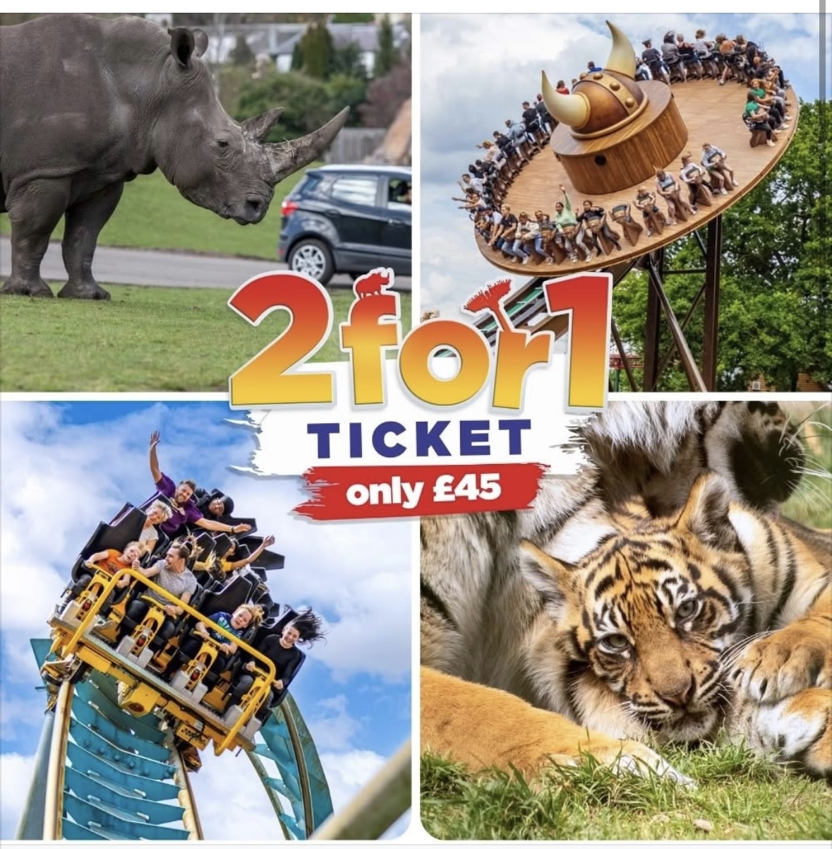 OFFER | 2-for-1 Ticket to visit West Midlands Safari Park and Drayton ...